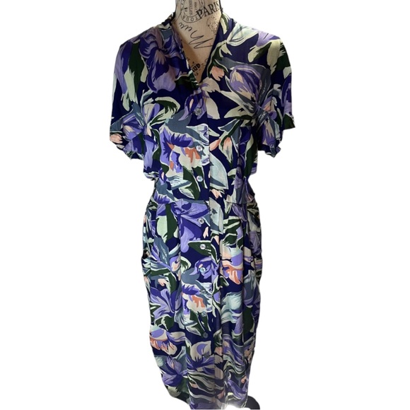 E.D. Michaels | Dresses | Vintage Ed Michaels By Melanie Drucker Floral ...